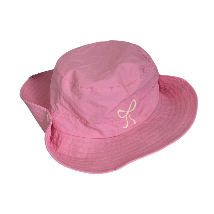 Coquette Aesthetic Bow Fisherman Hat – Okanna