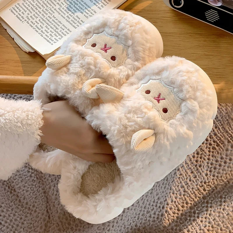 Saint Furry Plush Slippers – Okanna