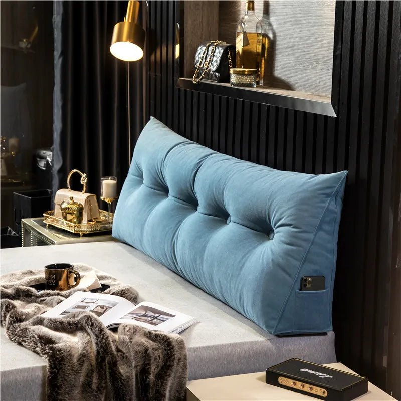 Removable Headboard Pillow Triangle Cushion Backrest Daybed Comfort Re ...