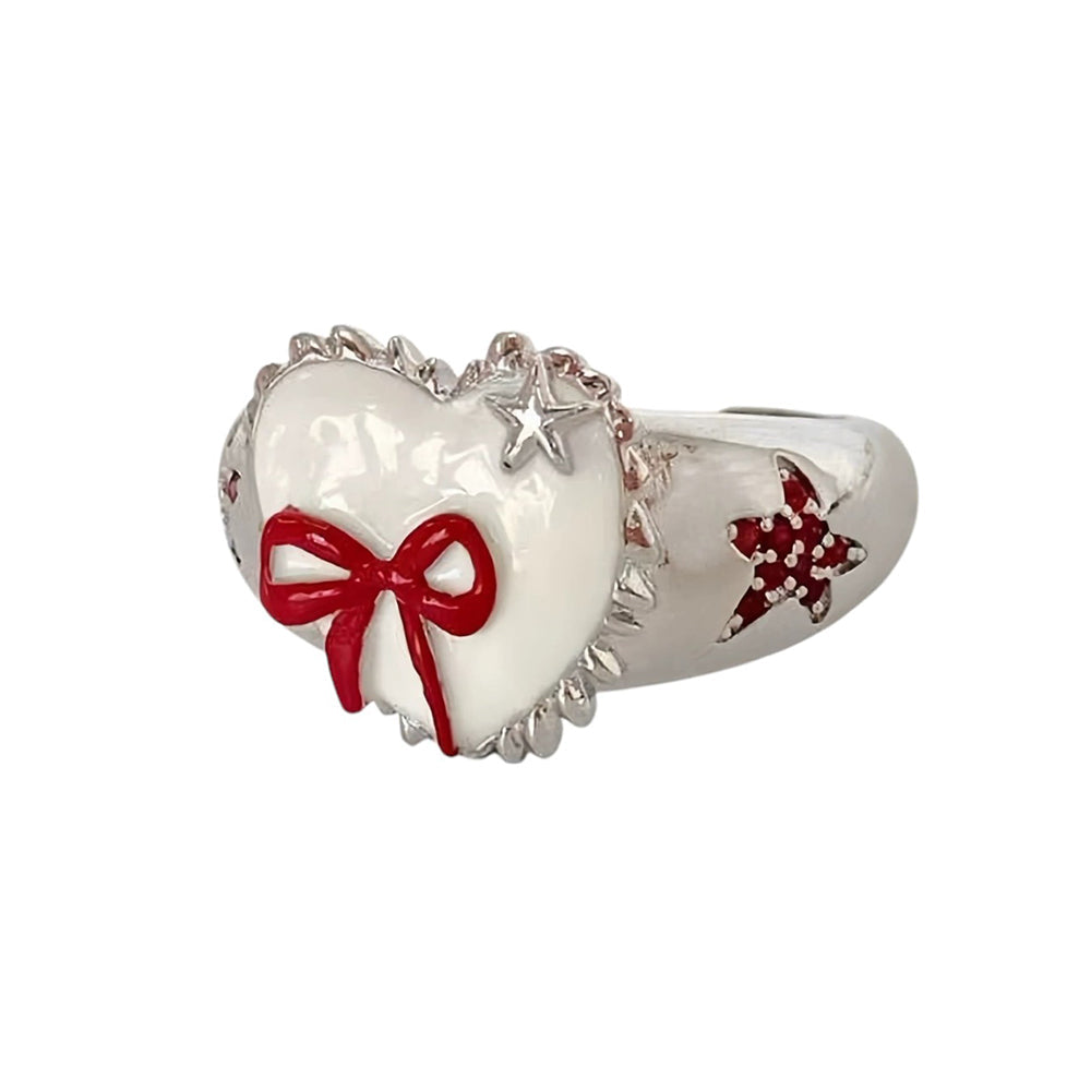 Coquette Heart-Shaped Ring – Okanna
