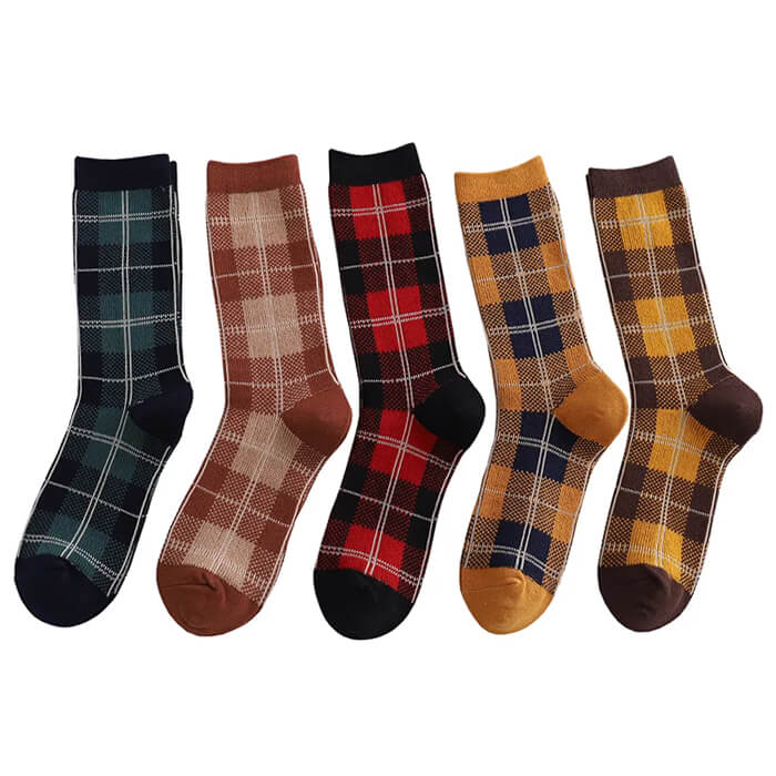 Dark Academia Plaid Socks – Okanna