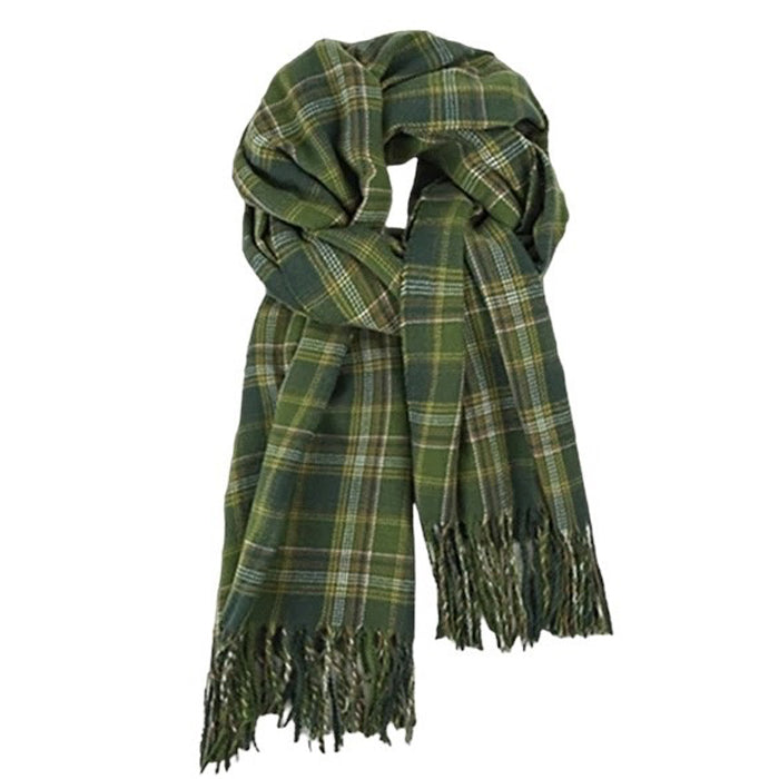 Preppy Aesthetic Plaid Scarf – Okanna